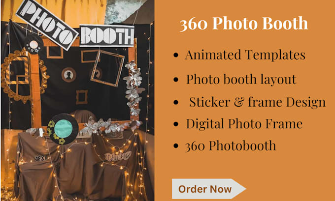 Create 360 photo booth 360 overlay and photo strip by Chrismathew652 ...