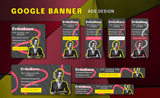 Create professional google banner designs, web, ads by Ekaterina_gt ...