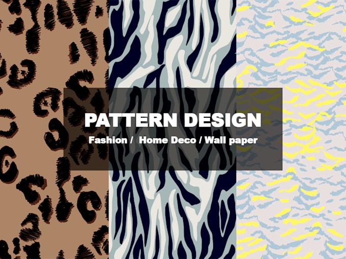 Design unique animal print pattern for textile fabric prints by Azul ...