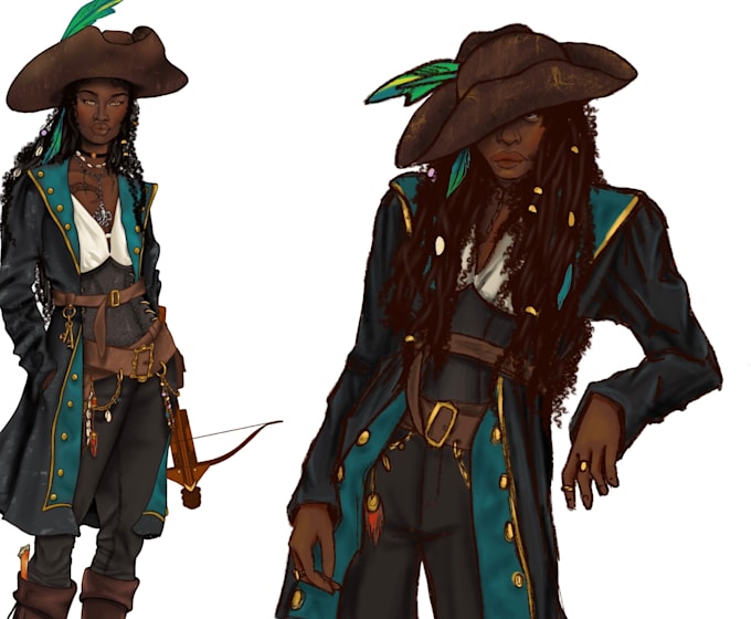 Illustrate your ttrpg character by Vchristineart | Fiverr