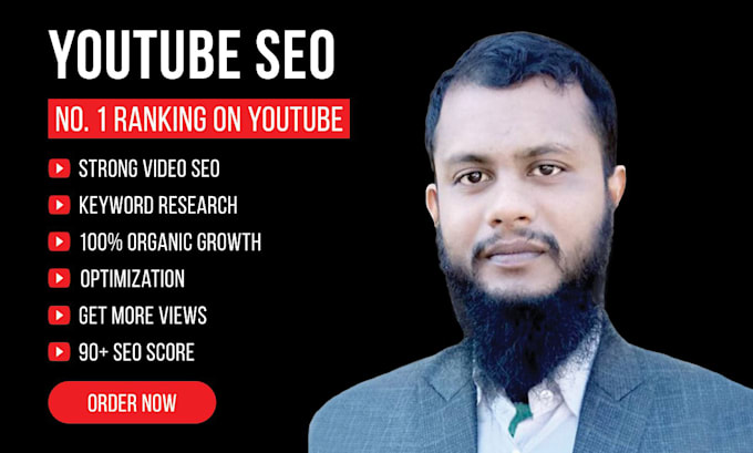 Enhance your videos ranking with expert youtube seo optimization by Mdraqib420 | Fiverr
