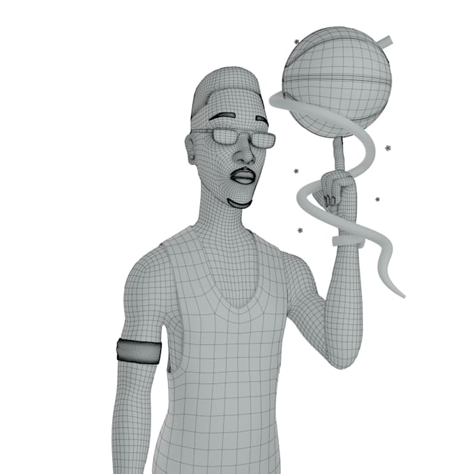 Create a good retopology for your 3d character by Nkworr | Fiverr