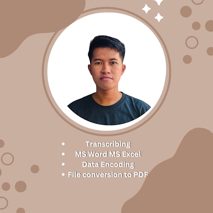 Do transcribing, encoding, ms word and excel related work by Kenneth ...