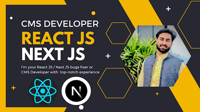 Be the next js, react js, bug fixer, and cms developer by Noman1069 ...