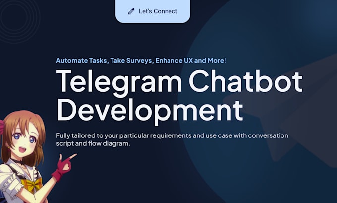 Create a customized telegram chatbot by R0hitm | Fiverr