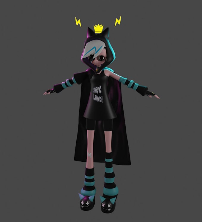 Create 3d model vr chat avatar, vrc avatar vrchat avatar 3d vtuber ...