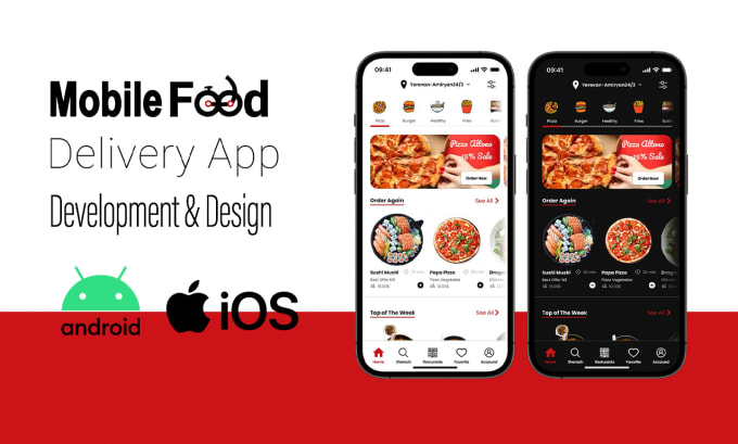 Do responsive food delivery app, grocery delivery app by Mobiqapp | Fiverr Do responsive food delivery app, grocery delivery app by Mobiqapp | Fiverr