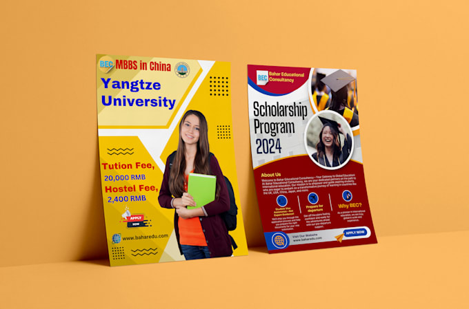 Design creative study flyer, business flyer, educational flyer, school flyer by Graphic_maker_2 ...