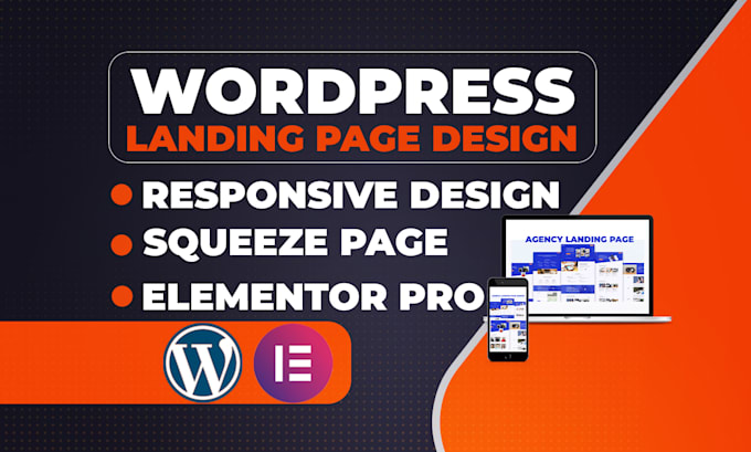 Create wordpress landing page design or squeeze page by elementor pro by Dmasma90 | Fiverr