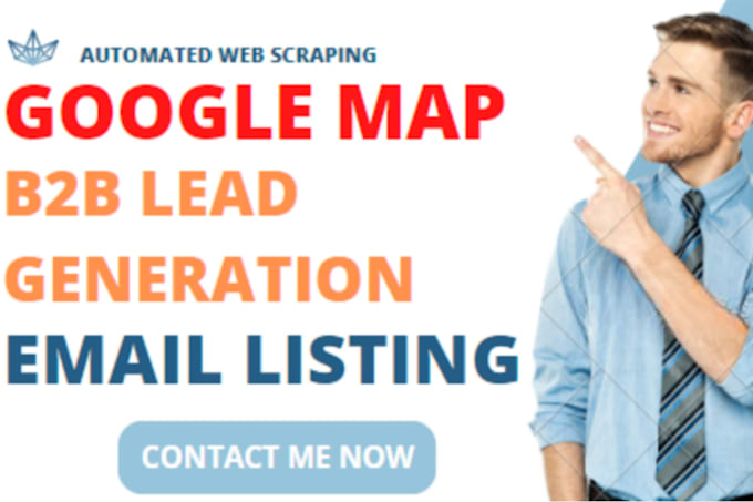 Accurately scrape google maps scraper, data scraping, email list and b2b lead by Zen_web | Fiverr