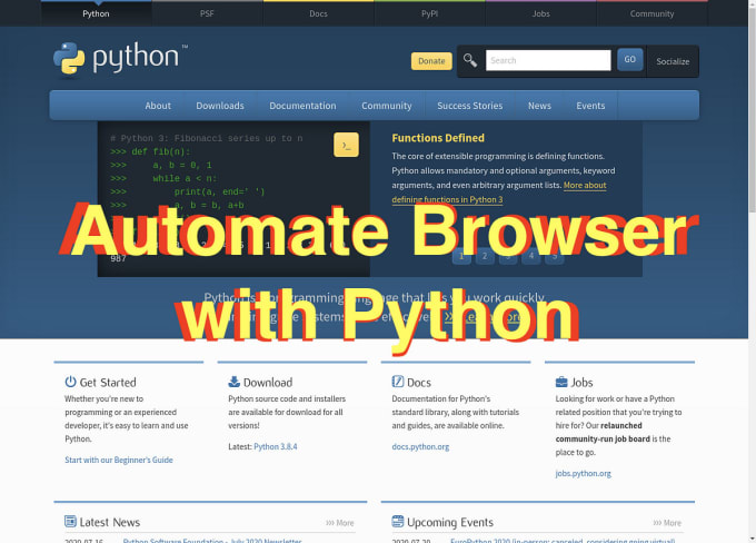 Do Web Browser And Bot Automation Scripting With Python By Malware0095 Fiverr