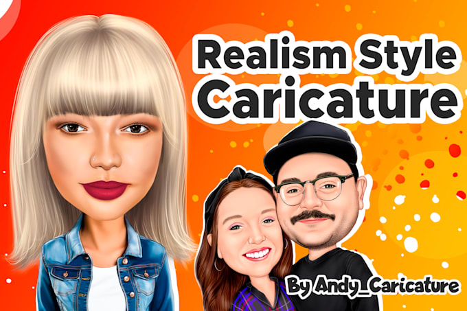 Draw a realistic character, detailed drawing by Andy_caricature | Fiverr