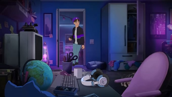 Do lofi loop animation, lofi art, lofi animation, animated gifs ...