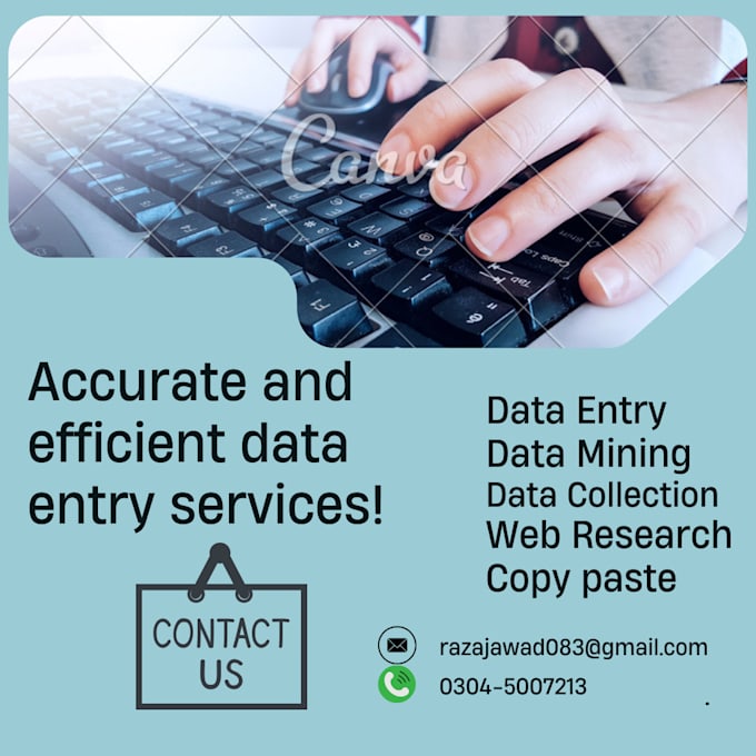 Complete any type of data entry by Jawadfreelancr | Fiverr