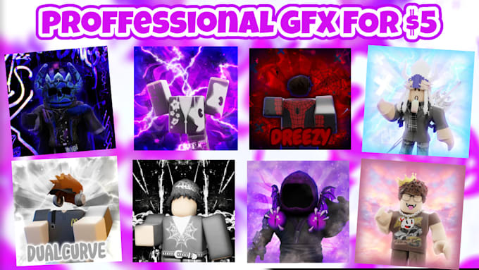 Design a roblox gfx pfp for you from your roblox avatar by Jack ...