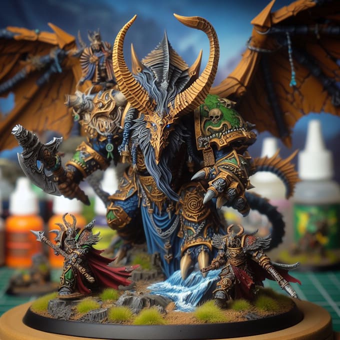 Paint your warhammer 40k, aos and dnd miniatures by Suoayburn | Fiverr