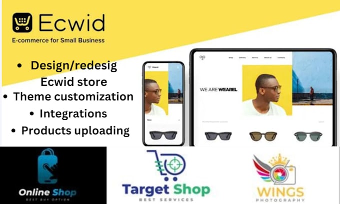 Setup design and redesign your ecwid ecommerce store by Mubashir869 | Fiverr