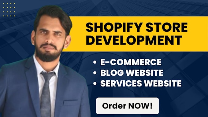 Build shopify ecommerce website or shopify store development by Mirzaab96 | Fiverr
