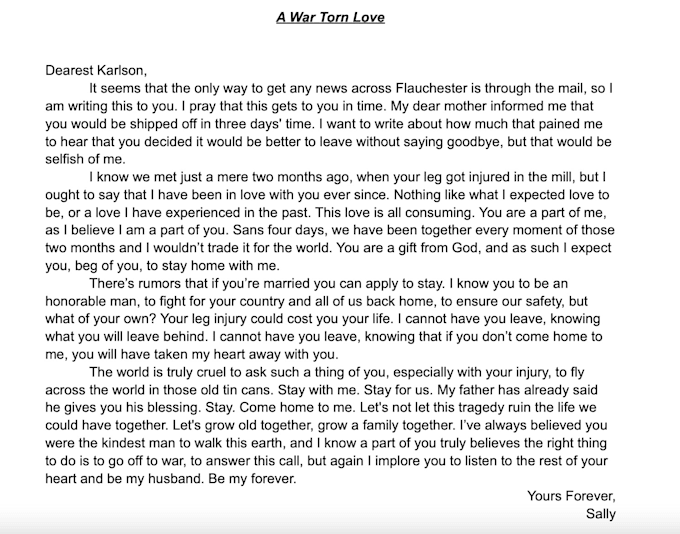 Write you a creative short story based on a given prompt by Jaxspenc ...