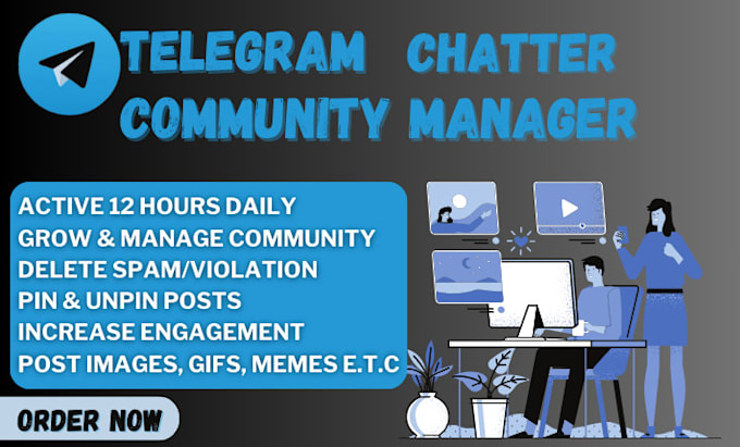 Active telegram chatter chat hype telegram moderator telegram community ...