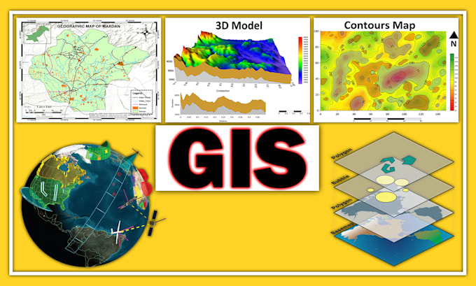 Do gis mapping, remotesensing, spatial analysis, erdas, arcgis pro ...