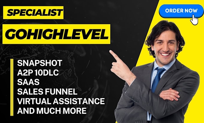 Be your gohighlevel expert for go high level website sales funnel ...