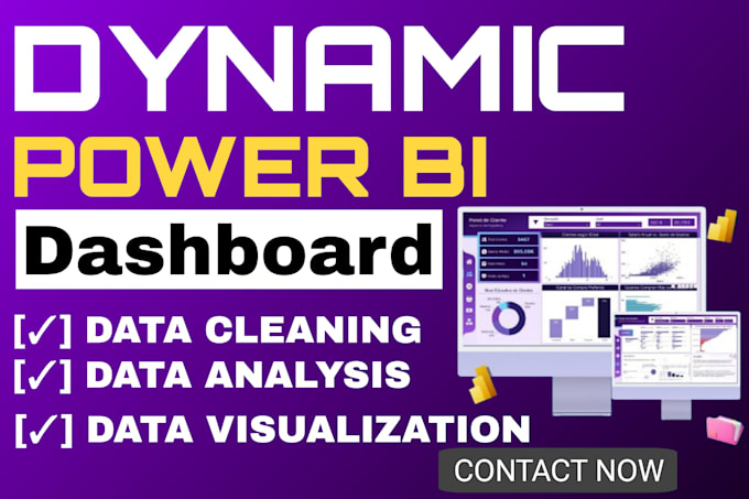 Do interactive data analysis, dashboards visualization and reports in power bi by Mac_team1 | Fiverr