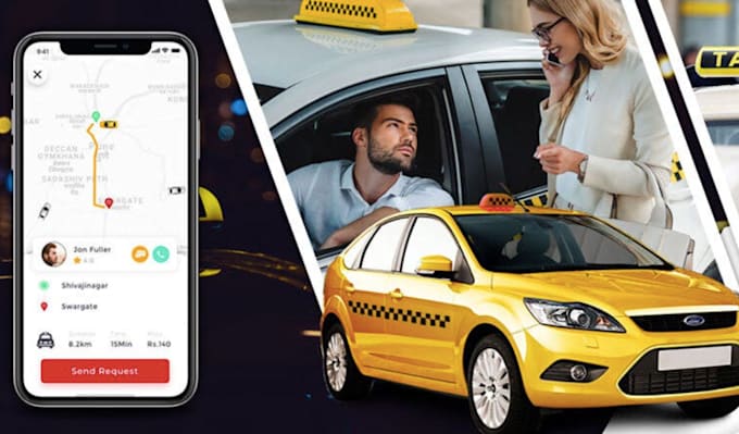 Taxi booking app uber app taxi app delivery app uber clone app on ...