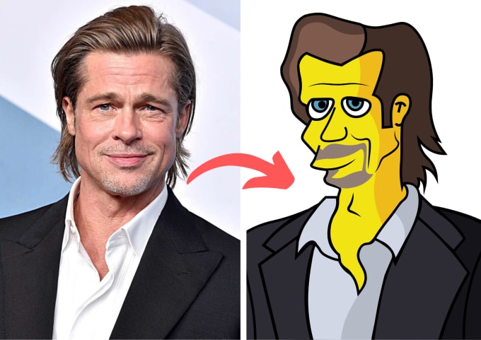 Draw Your Photo Into A Simpsons Style Cartoon Character By Ginuraransika Fiverr