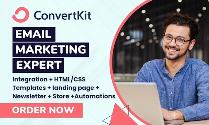 Be your convertkit email marketing expert by Itzmoni63 | Fiverr