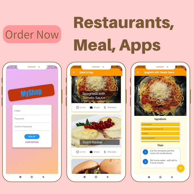 Develop flutter mobile apps by Shafialee | Fiverr