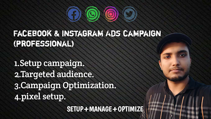 Setup meta, instagram ads campaign, pixels setup by Alianrahman | Fiverr