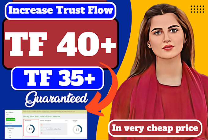 Increase majestic trust flow tf 40 plus very cheap and safe by ...