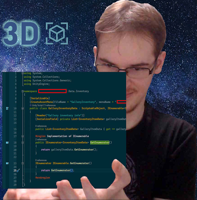 Review and fix your unity 3d csharp code by Kerdev | Fiverr