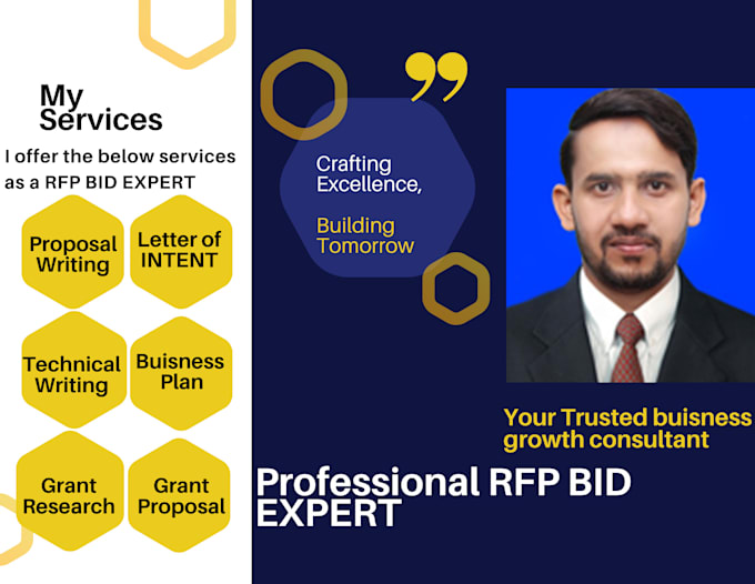 Write winning rfp bid proposal, capability statement ,rfq,sam gov and tender by Naveedarshad16 ...