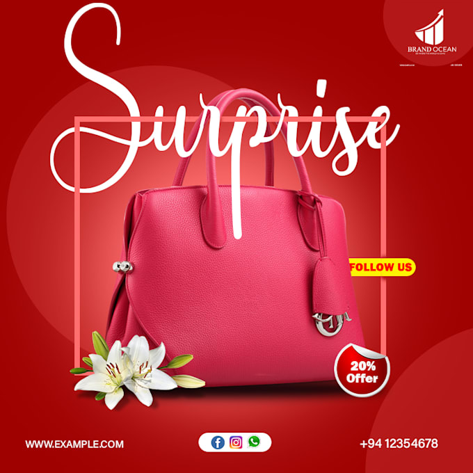 Design eye catching ads and posters for facebook instagram and more by ...