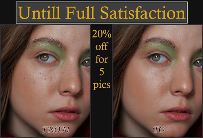 Photoshop edit photo blemish remove image editing by Zrimon | Fiverr