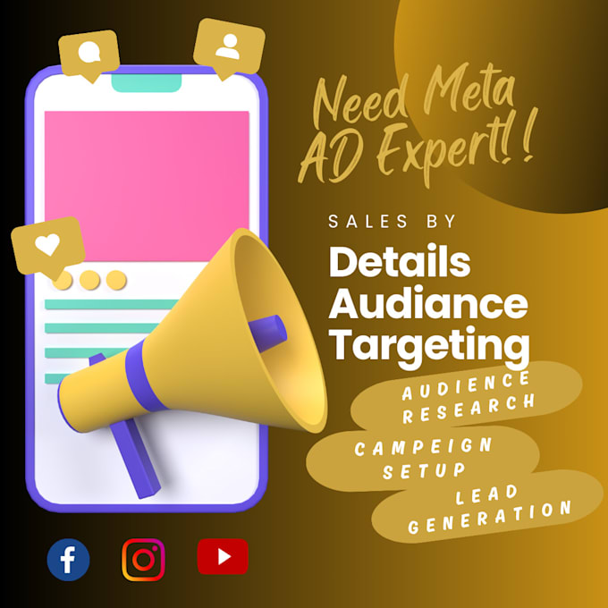 Setup facebook advertising, meta ads marketing, ig ads by ...