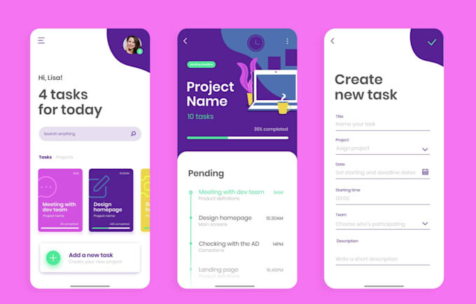 Design unique and intuitive mobile app designs with figma by Sfsultan ...