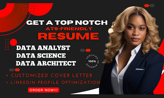 Write, edit, revamp professional ats friendly data science, data ...