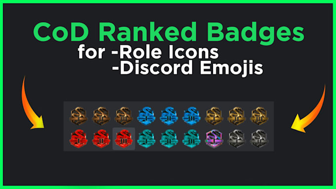 Discord role icons cod ranked by Stefceee | Fiverr