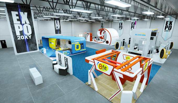 Design a virtual assistance interactive booth design with ai and vr by ...