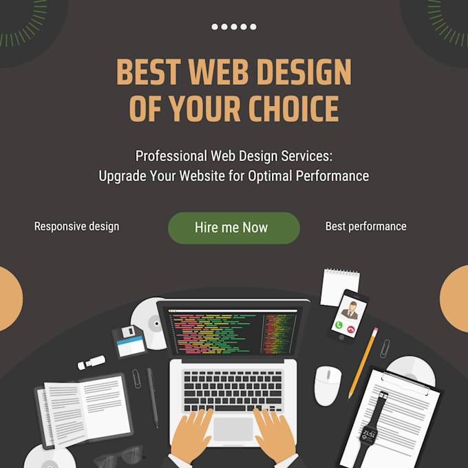 Create responsive web ui design and app ui design