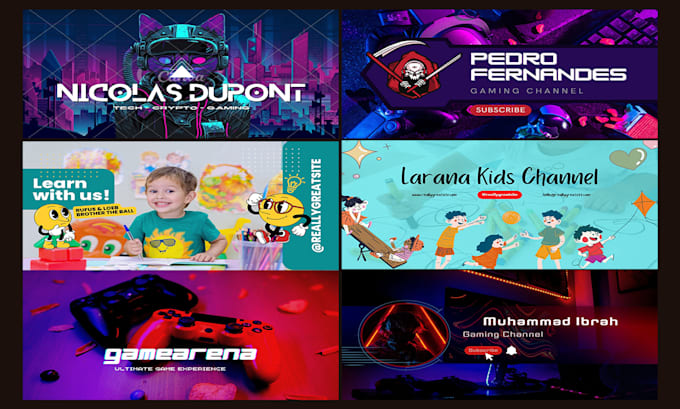 Design professional youtube banner ads banner for you by Wasim858 | Fiverr