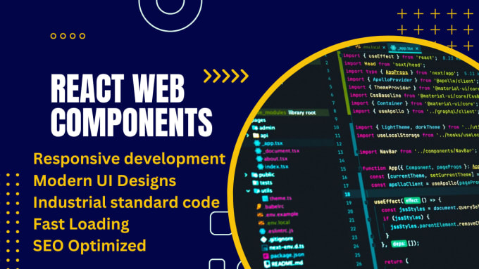 Create Customizable Fully Functional React Components By Fatemilancer Fiverr