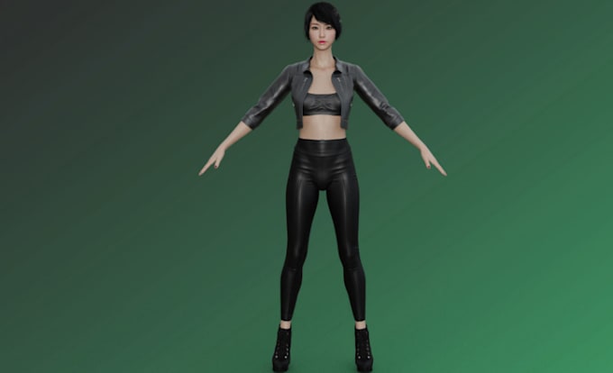 Realistic game character model, ue, unity, human model for web or game, sculpt3d by Hadeshewaa ...