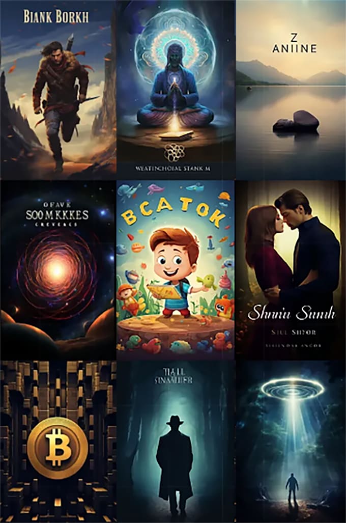 Generate posters and book covers using midjourney and editing by Modularminds | Fiverr