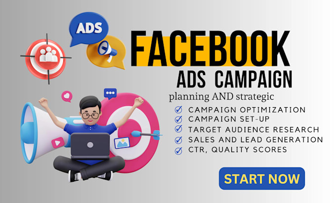Skyrocket your sales and reach your target audience with meta ads fb ig ads by Henna1195 | Fiverr