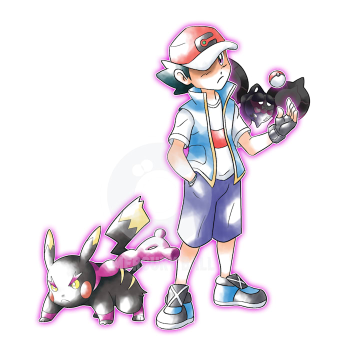 Draw your pokemon in pokemon art style by Mercuryball1127 | Fiverr