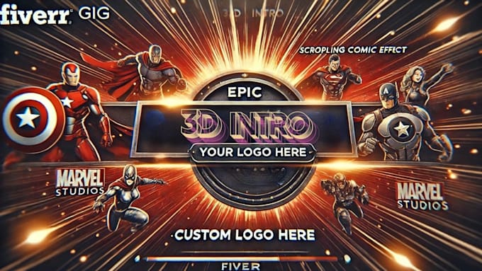 Personalize a special marvel style intro by Asdnet1237 | Fiverr